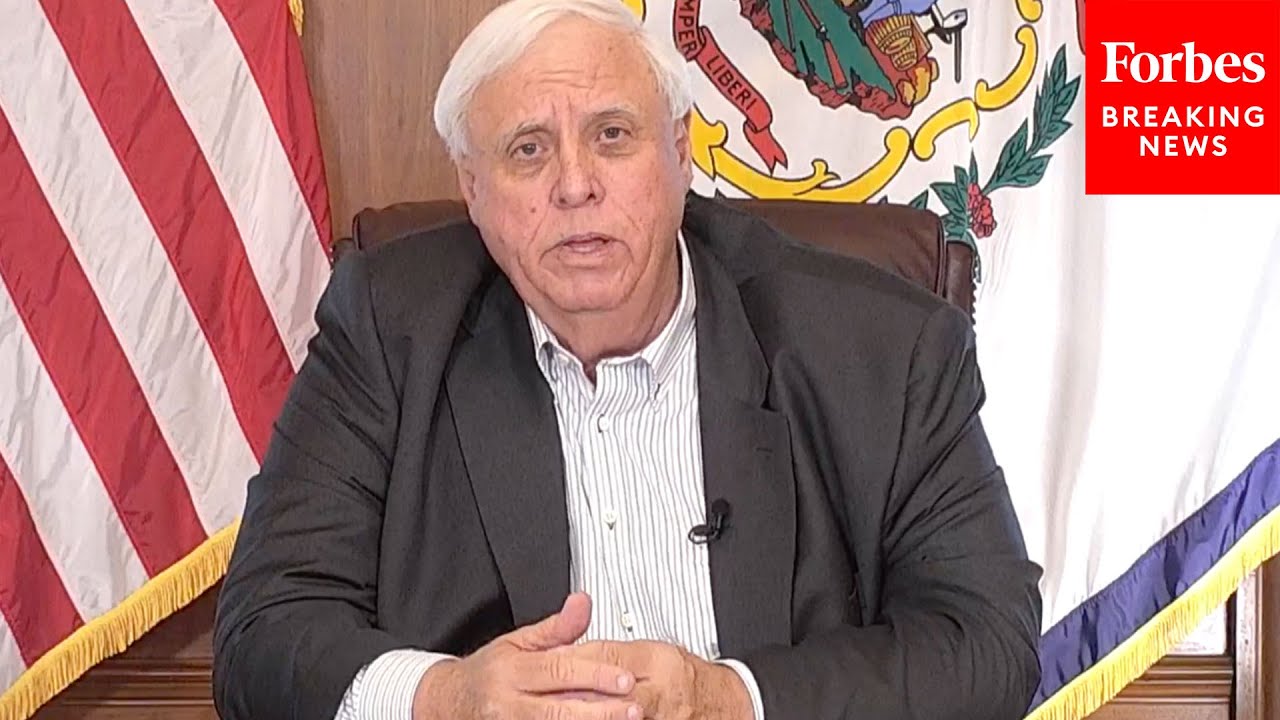 West Virginia Gov. Jim Justice Holds Press Briefing To Detail ...