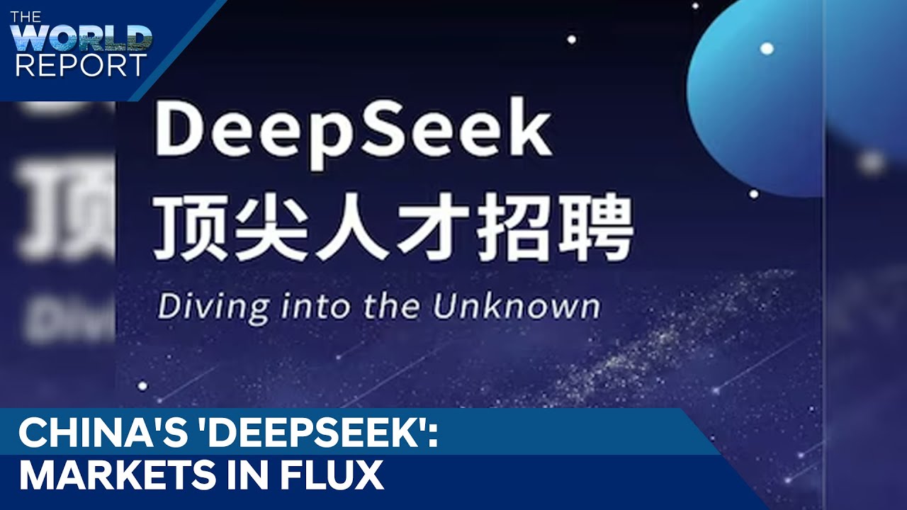 China's 'DeepSeek' Sends US Markets into Flux | Asian Markets hit by US ...