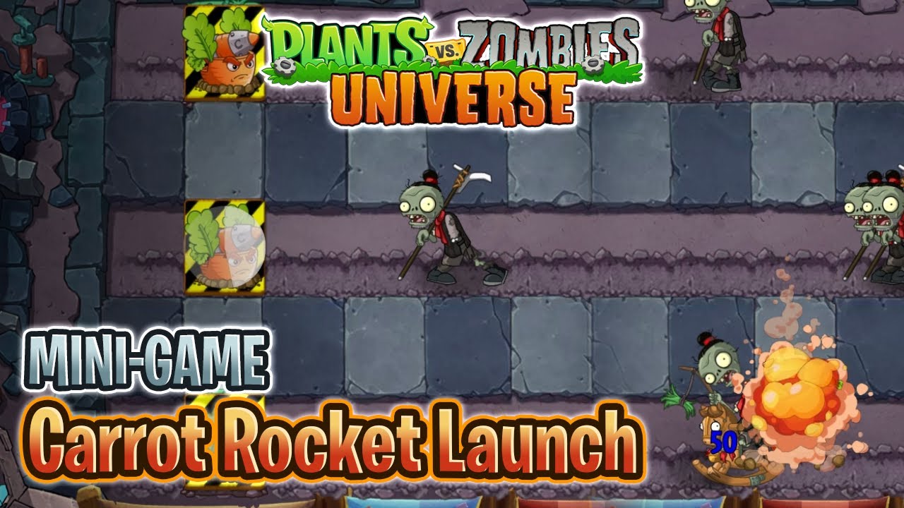 🥕 Carrot Rocket Launch Mini-Game 🥕 | PvZ Universe 1.0.2.1 - YouTube