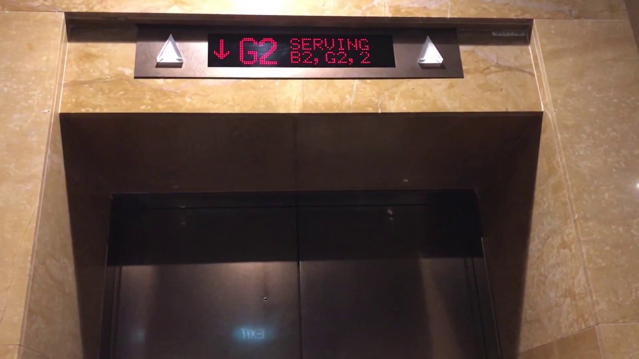3x Fujitec Shuttle Elevators @ Crockfords Tower*****, Resorts World ...