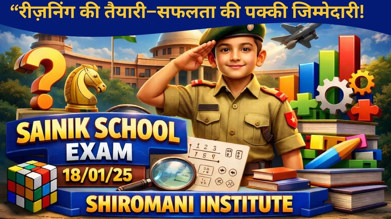 Mathematics CLASS || SAINIK SCHOOL ENTRANCE EXAM – 18/01/2026 ...