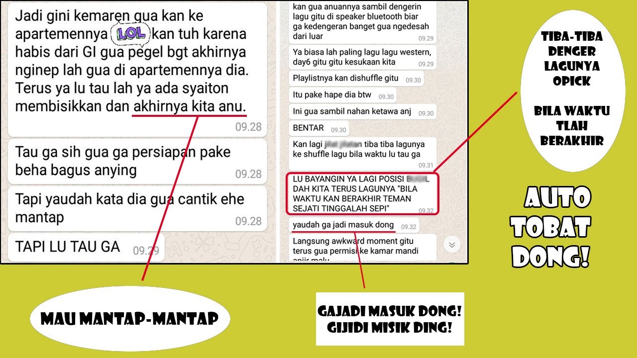 Kumpulan Chat WA Lucu yang Akan Membuat Harimu Lebih Berwarna - YouTube