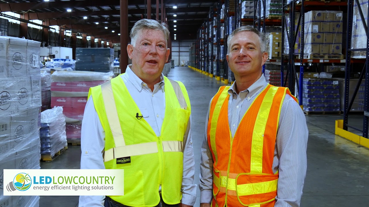 LED Lowcountry Lights Up Port City Logistics - YouTube
