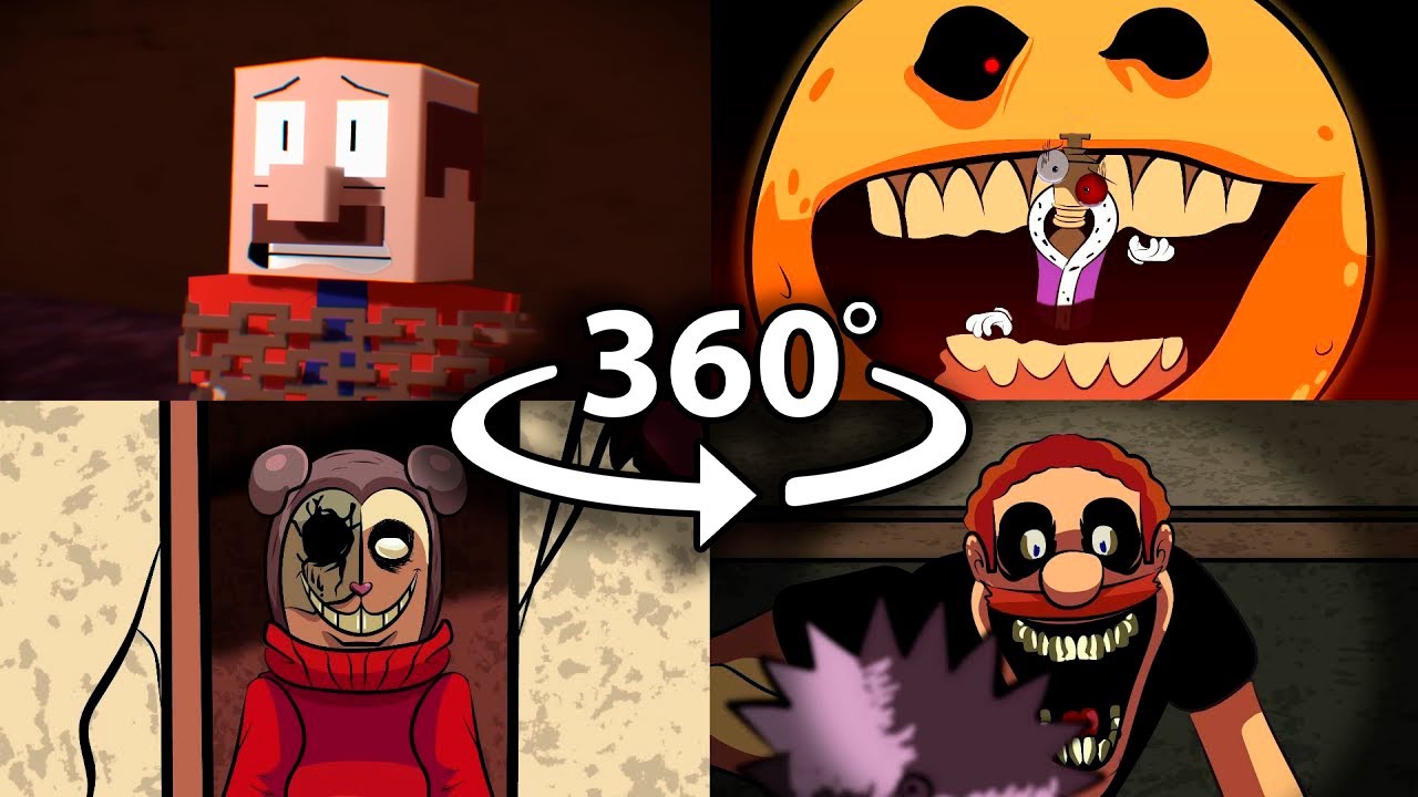 360° VR FNF Twiddlefinger Minecraft (all characters) - YouTube