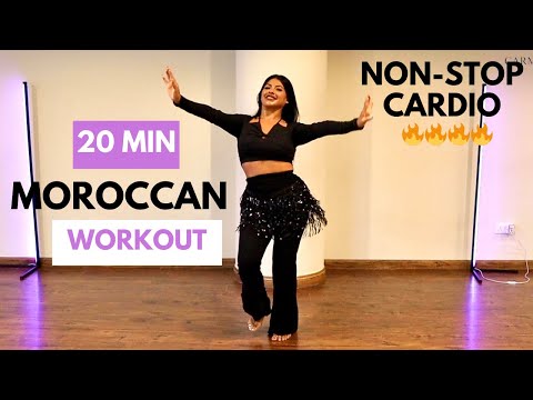 20 MIN MOROCCAN DANCE WORKOUT- Non stop/burn calories and have fun!