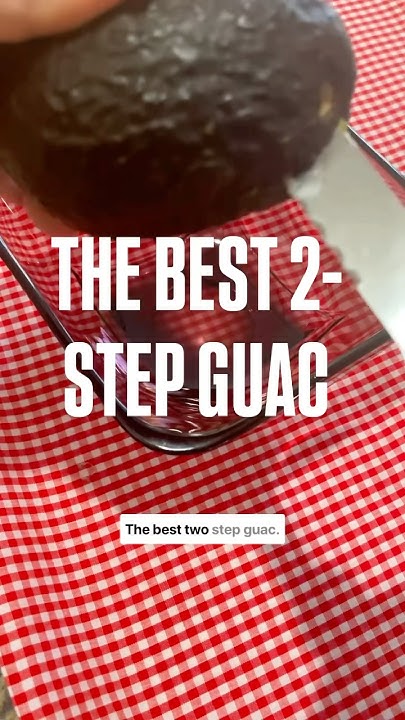 The Best 2-Step Guac - YouTube