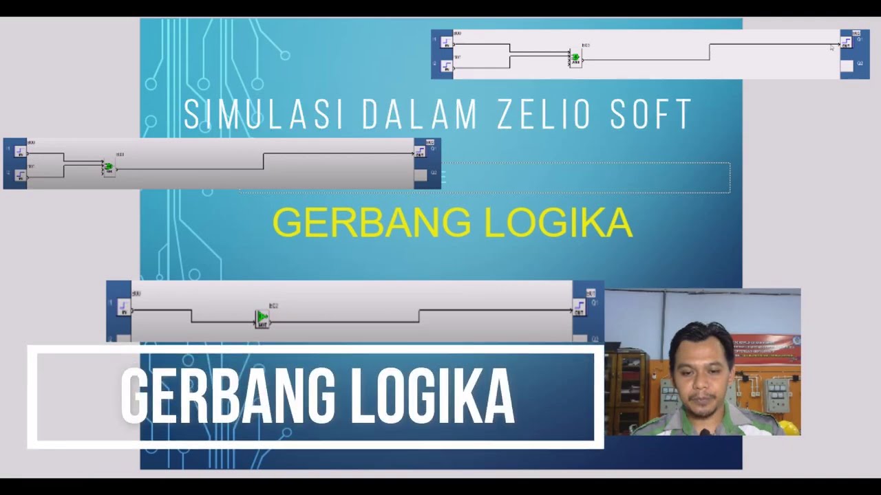 MULOK - PERTEMUAN 4 - SIMULASI GERBANG LOGIKA dengan ZELIO SOFT - YouTube