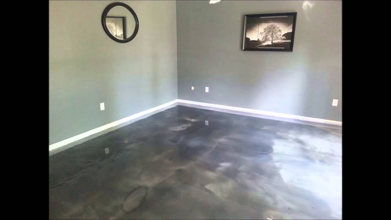 Green Fox Epoxy Metallic Epoxy Floors Houston - YouTube