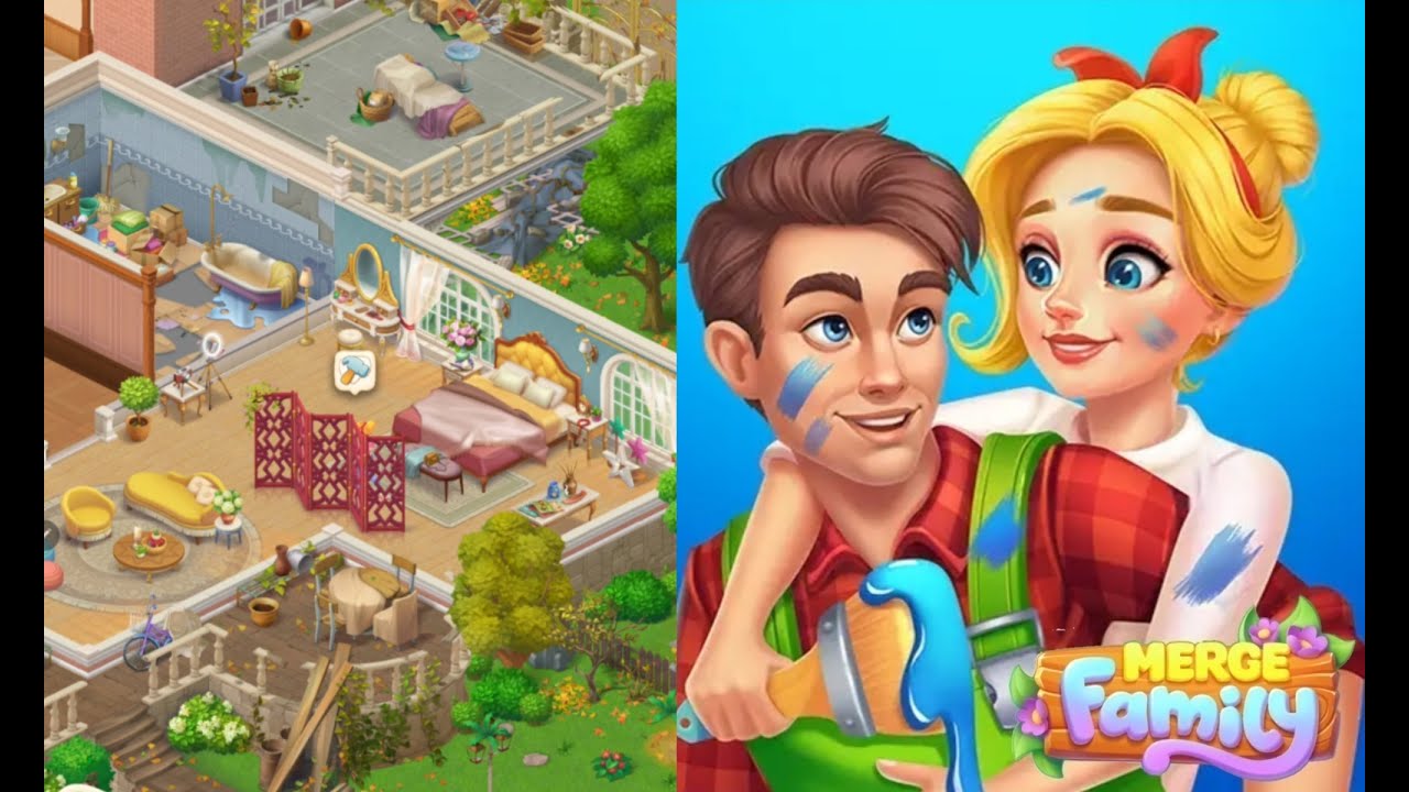 Merge Family🧁🍰 Level 28 Part 61🍫☕️ - YouTube
