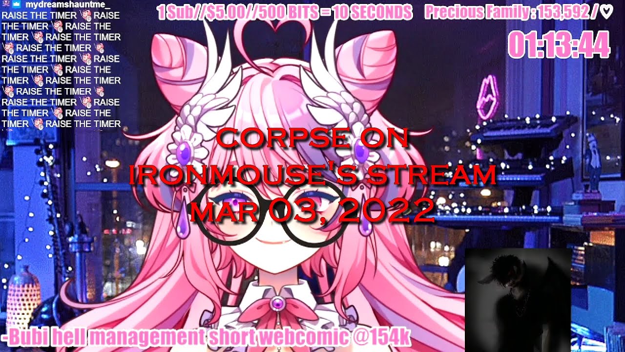 Corpse Husband on Ironmouse's stream - Just Chatting (MAR 03, 2022) - YouTube