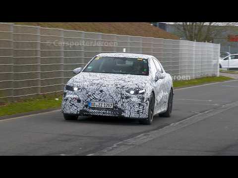 2027 Mercedes-Benz C-Class With EQ Technology spied at the Nurburgring!