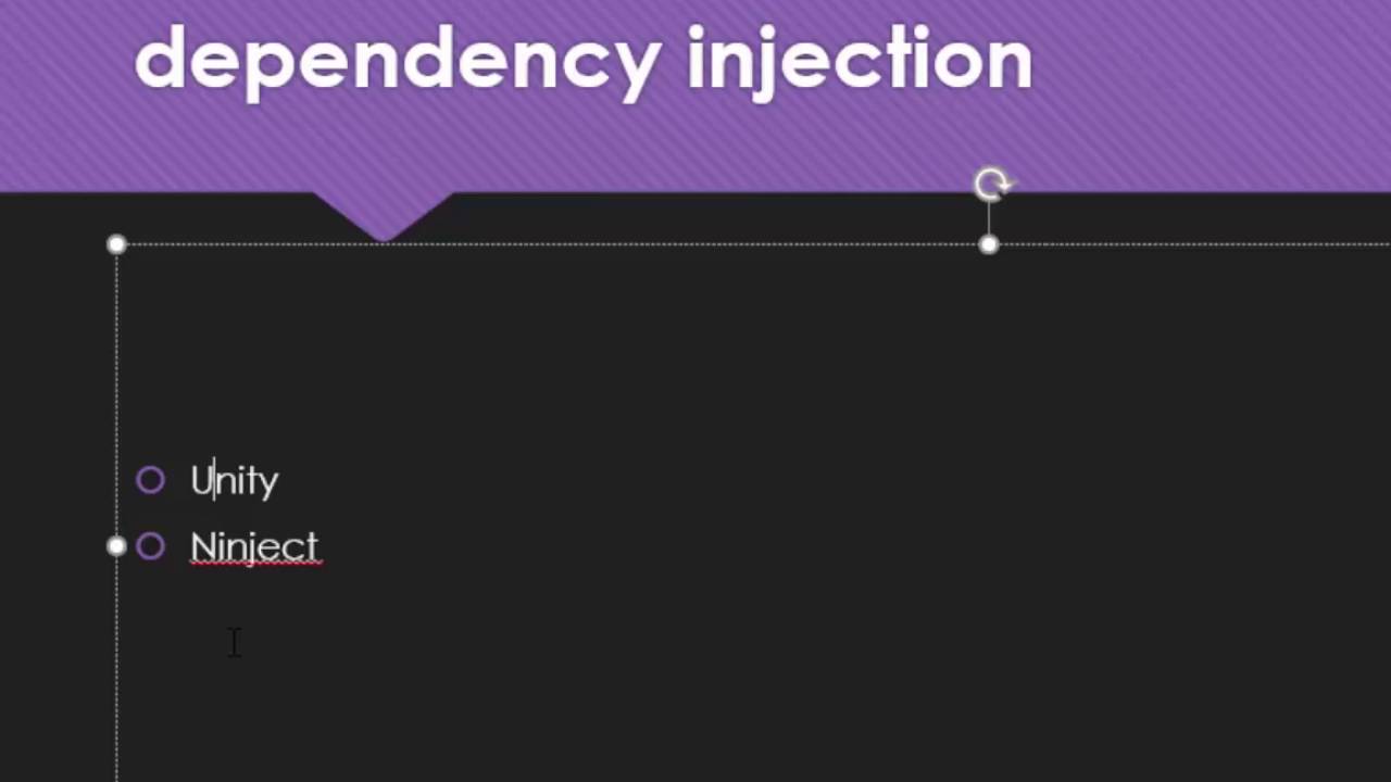 dependancy injection عربي - YouTube