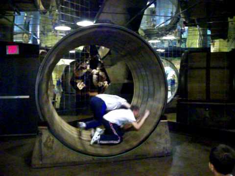 Human Gerbil Wheel - YouTube