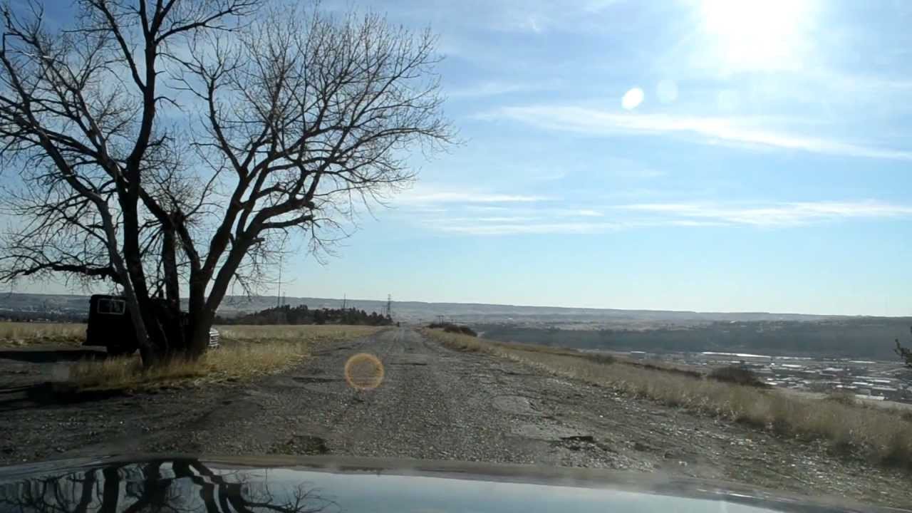 Downtown Billings to the Rims through Swords Park and then to the ...