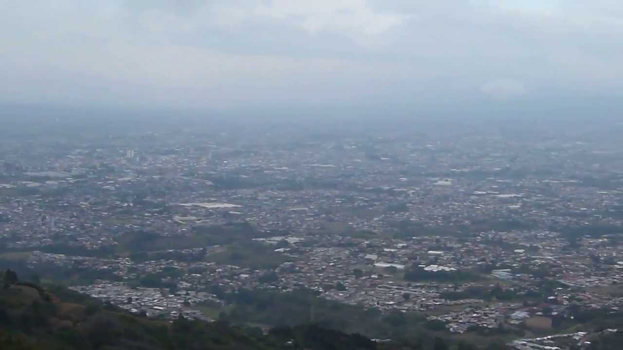 Vista desde el LLano de Alajuelita, San José Costa Rica. - YouTube