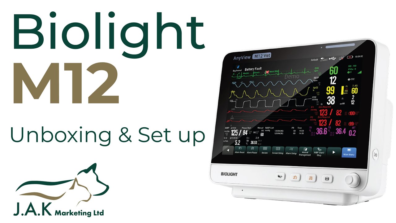 Biolight M12 Multi Parameter Monitor - Quick Start Guide - YouTube