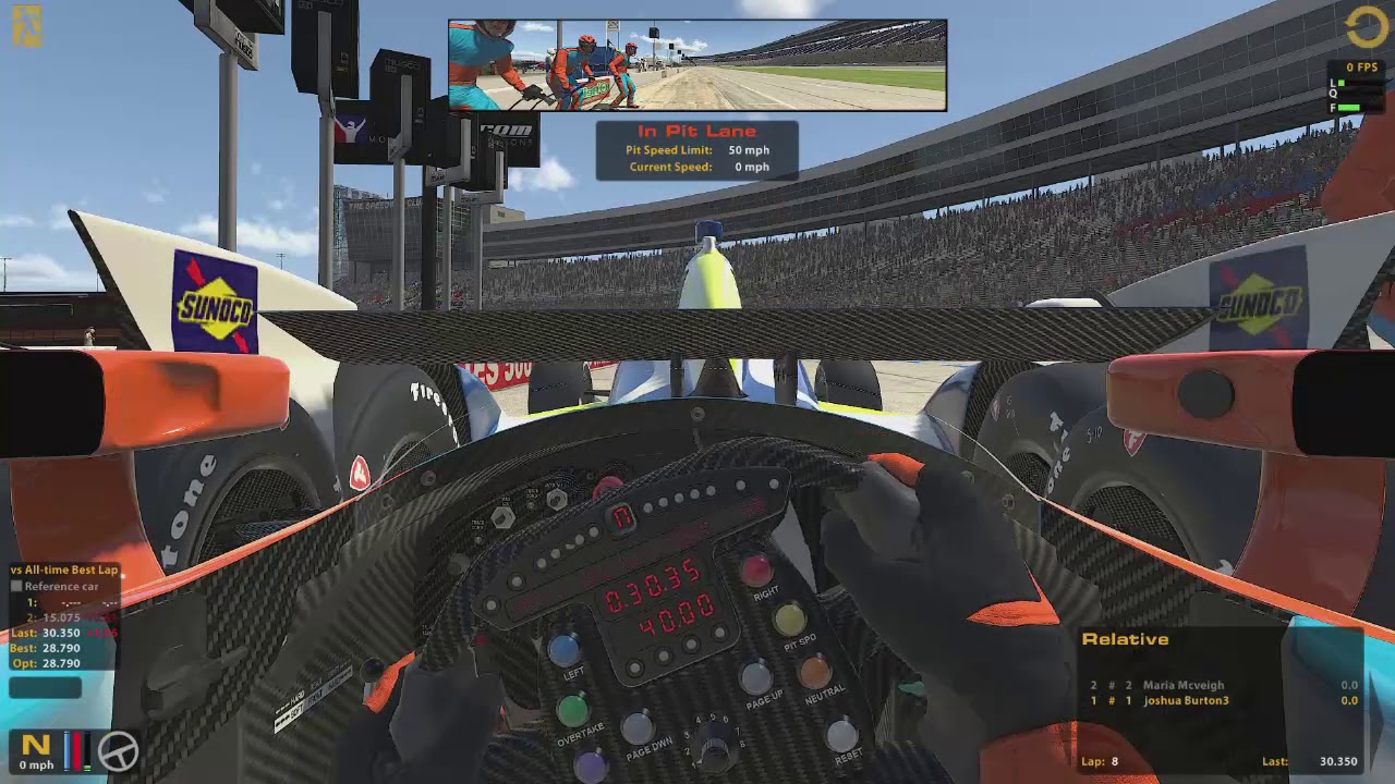 iracing oval practice (pc) - YouTube