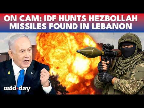 Israeli Troops BLOW UP Hezbollah Weapons Cache In CHILLING VIDEO In Southern Lebanon | WATCH