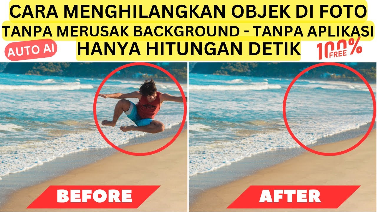 100% Berhasil!!! Cara Cepat Menghilangkan Objek di Foto Tanpa Merusak ...