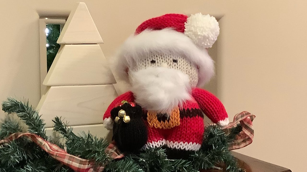 Santa Claus - PART TWO ~ Addi, Sentro, Circular Knitting - YouTube