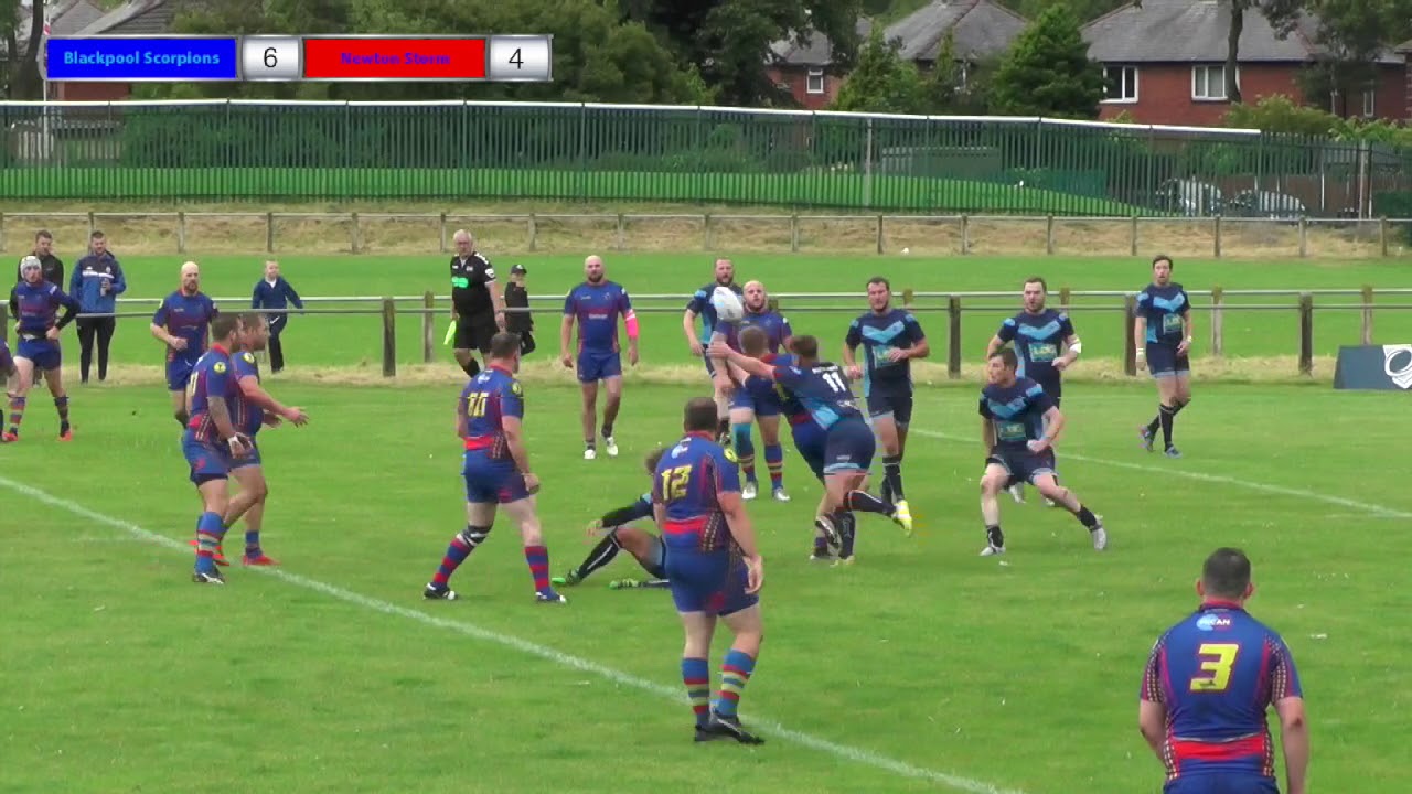 Blackpool Scorpions v Newton Storm - YouTube