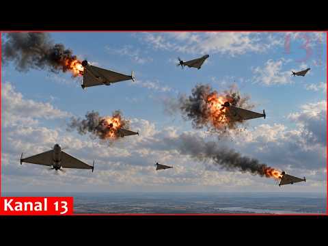 Dozens of Russian Shahed and Gerbera drones decimated over Ukraine - video