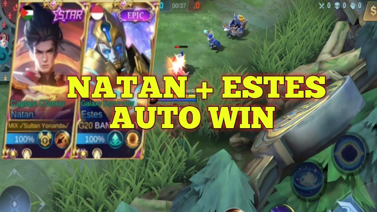 Gameplay Natan Combo Estes | Auto Cepet Glory | Mobile Legends: Bang ...