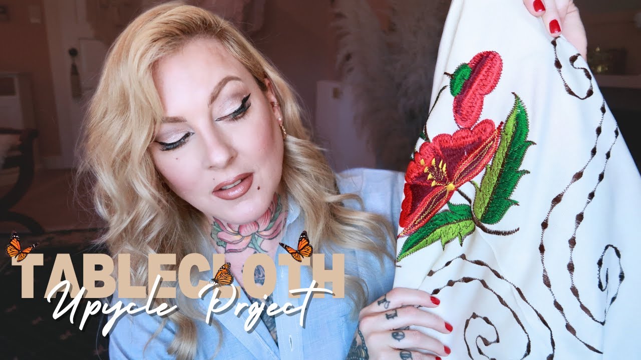 Western Week Vlog: Tablecloth Upcycle, Thrifting, & Cowboy Boot Cookies ...
