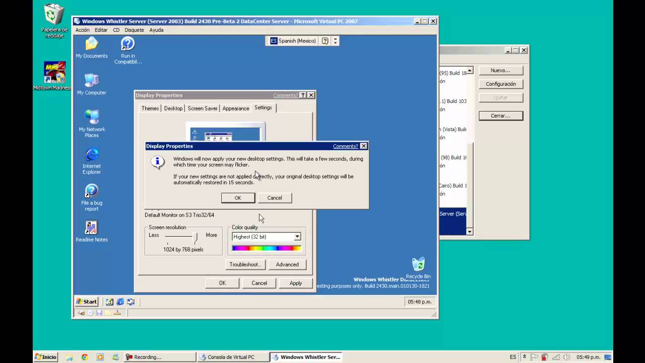 Windows Server 2003 Codename Whistler Server Build 2430 Pre-Beta 2 ...