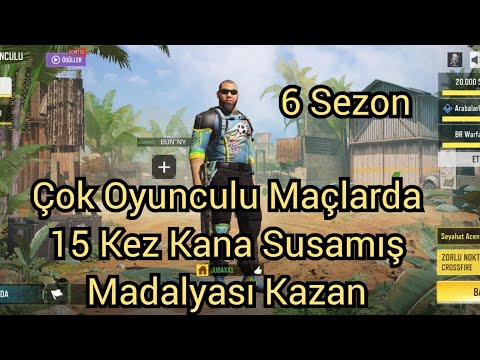 Çok Oyunculu Maçlarda 15 Kez Kana Susamış Madalyası Kazan - Cod