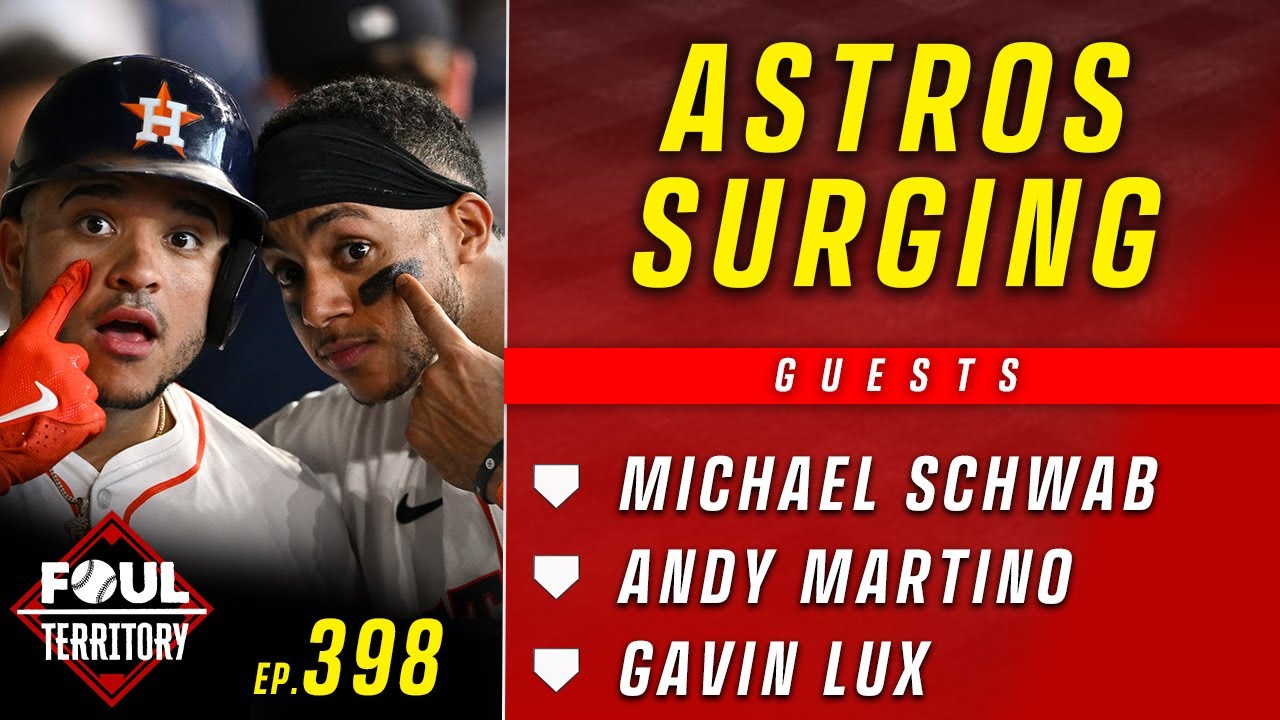 Michael Schwab and Andy Martino join the show; Astros are surging | Foul Territory - YouTube