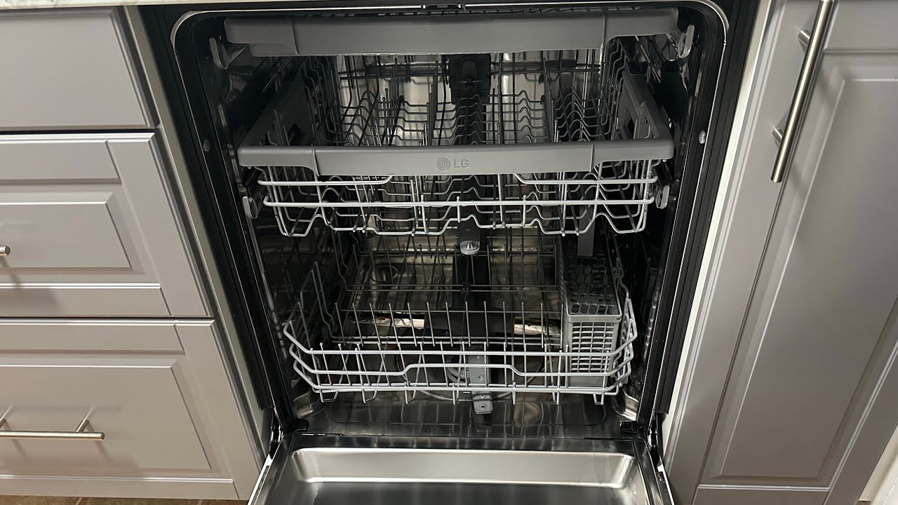 How To Deep Clean An LG Dishwasher - YouTube