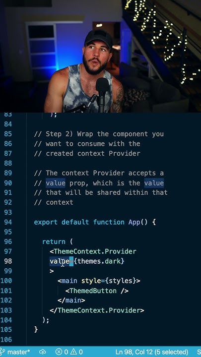 React JS - How To Create Context - YouTube