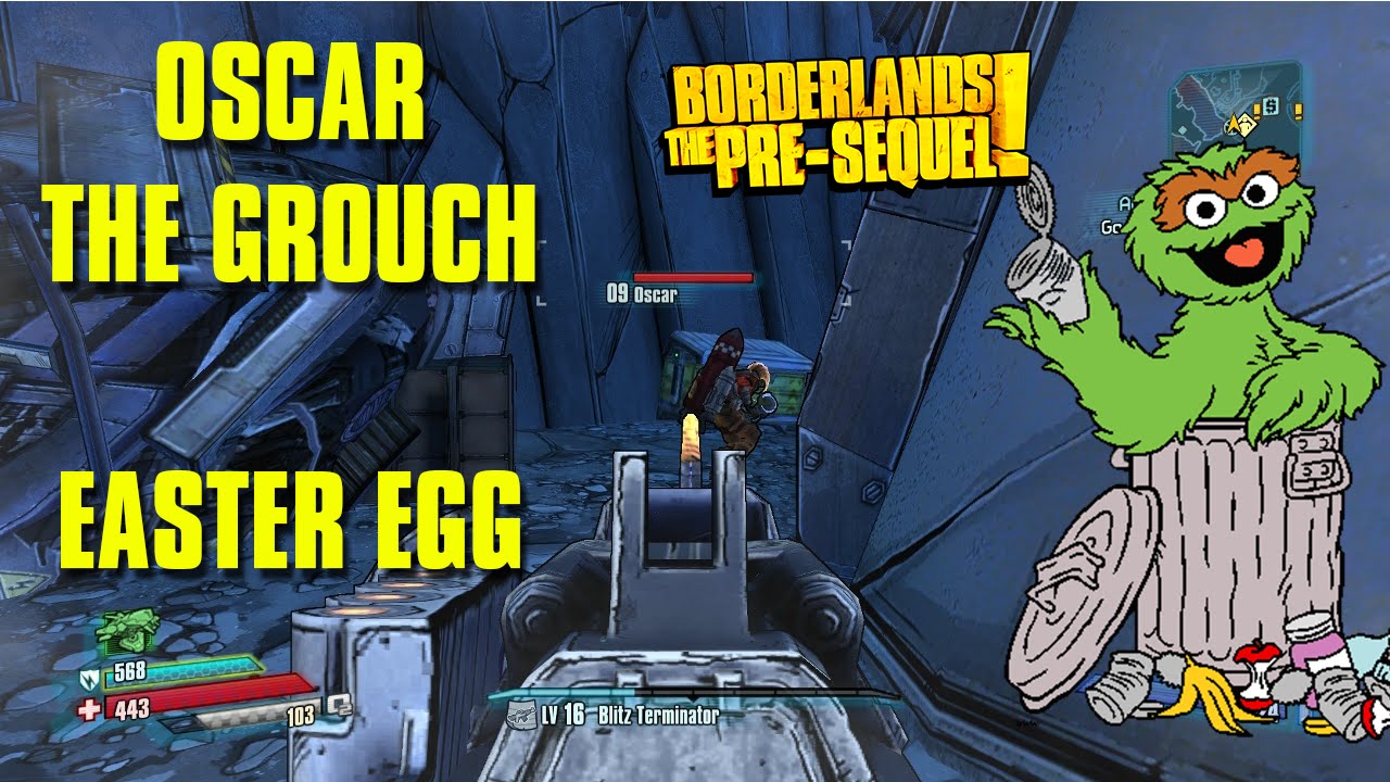 Borderlands The Pre Sequel: Easter Egg: Oscar The Grouch - YouTube