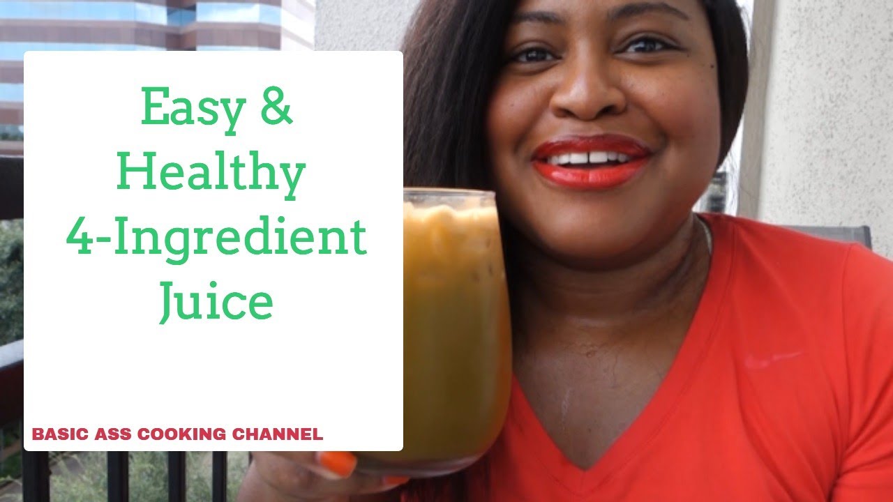 4 Ingredient Simple and Healthy Juice [ 1 Week Juicing Challenge ...