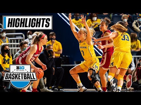 Indiana at Michigan  | Jan. 31, 2022 | Big Ten Women's Basketball | B1G Basketball in 60