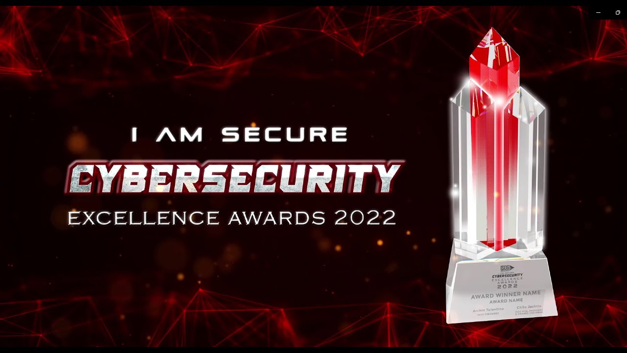 ISOG IAM SECURE Cybersecurity Excellence Awards 2022 - YouTube