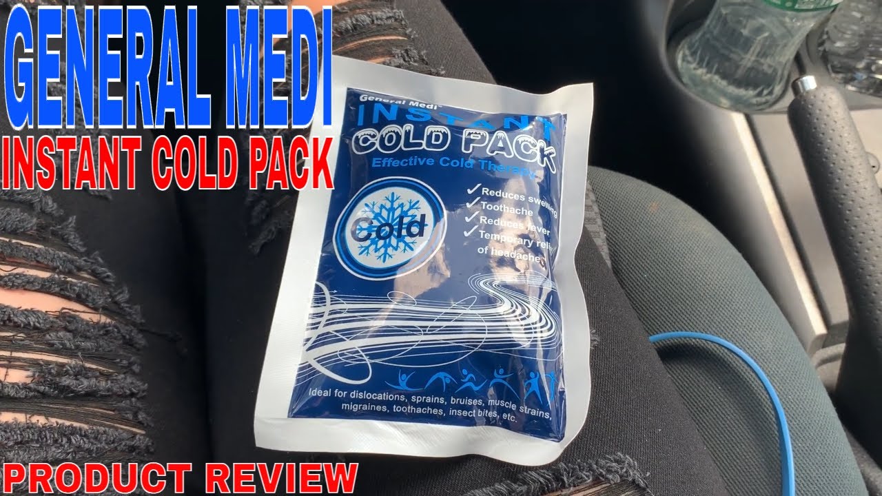 General Medi Instant Cold Pack 25 Count Pack 🔴 - YouTube