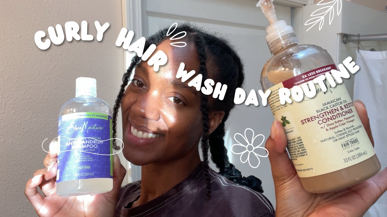 Curly Hair Wash Routine | NO Oils or Butters For 4 Years | Long Term ...