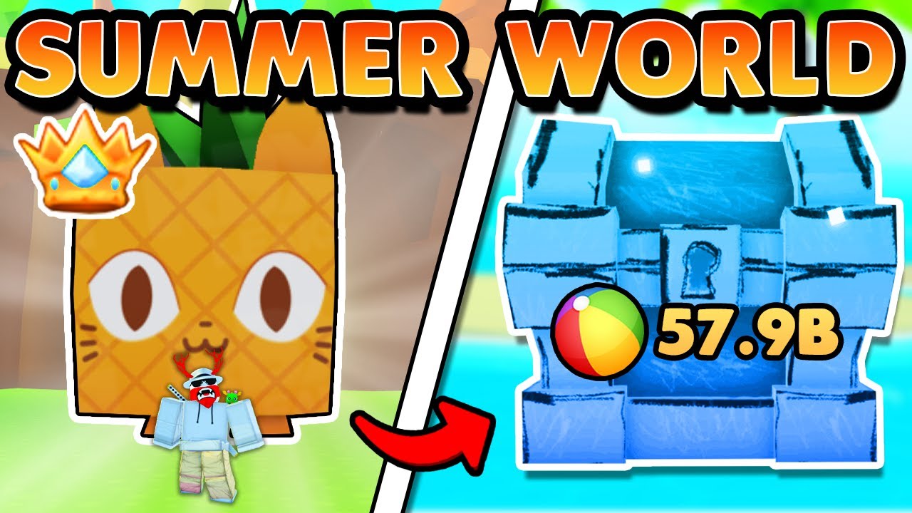 *NEW* SUMMER WORLD IS HERE IN PET SIMULATOR X! NEW WORLD! NEW PETS! AND ...