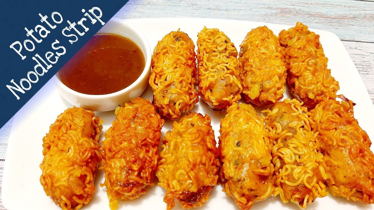 Simple & Easy Evening snacks Potato Noodles Finger || Crispy Potato ...