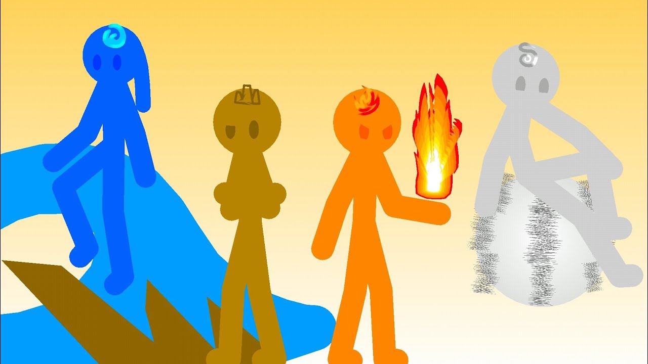 Elementals The Four Main Elements Stickman Elements Animation YouTube Elementals The Four Main Elements Stickman Elements Animation YouTube