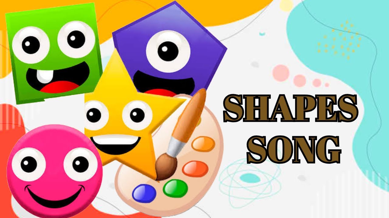 Shapes Song For Kids-Circle, Triangle, Square, Heart | Toddlers ...