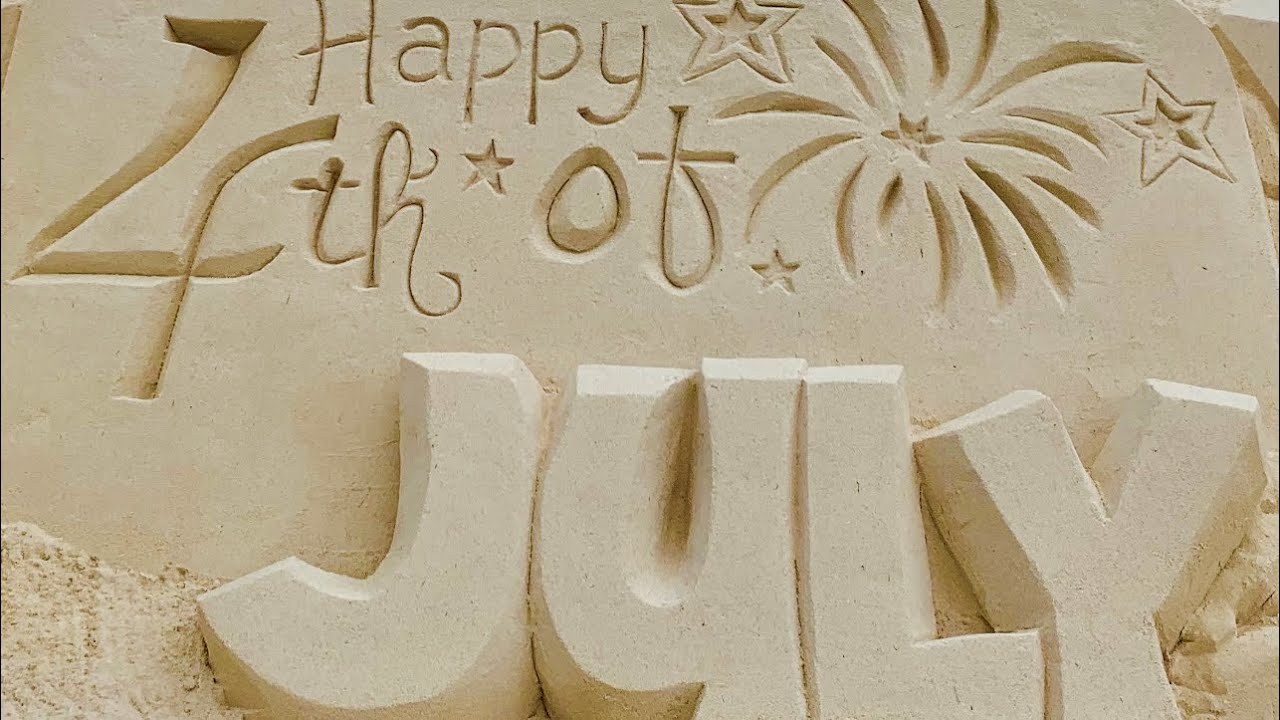 Sandman Beach Art 4th of July Sand Sculpture @WestinCasuarina Cayman ...