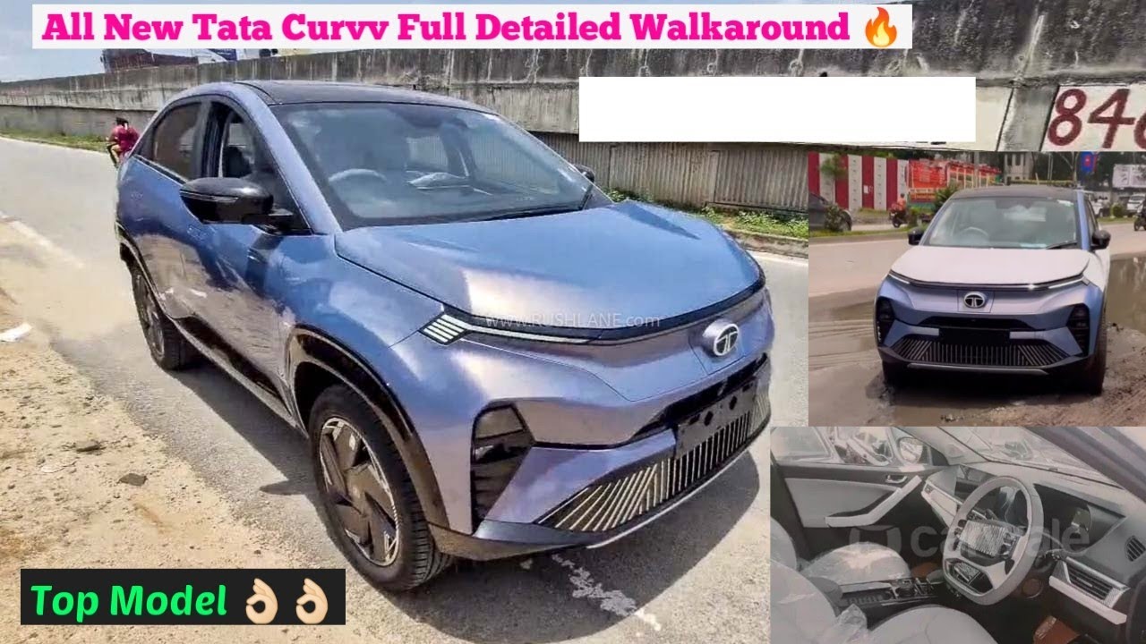 All New Tata Curvv 2024 Full Detailed Walkaround Interior, Exterior ...