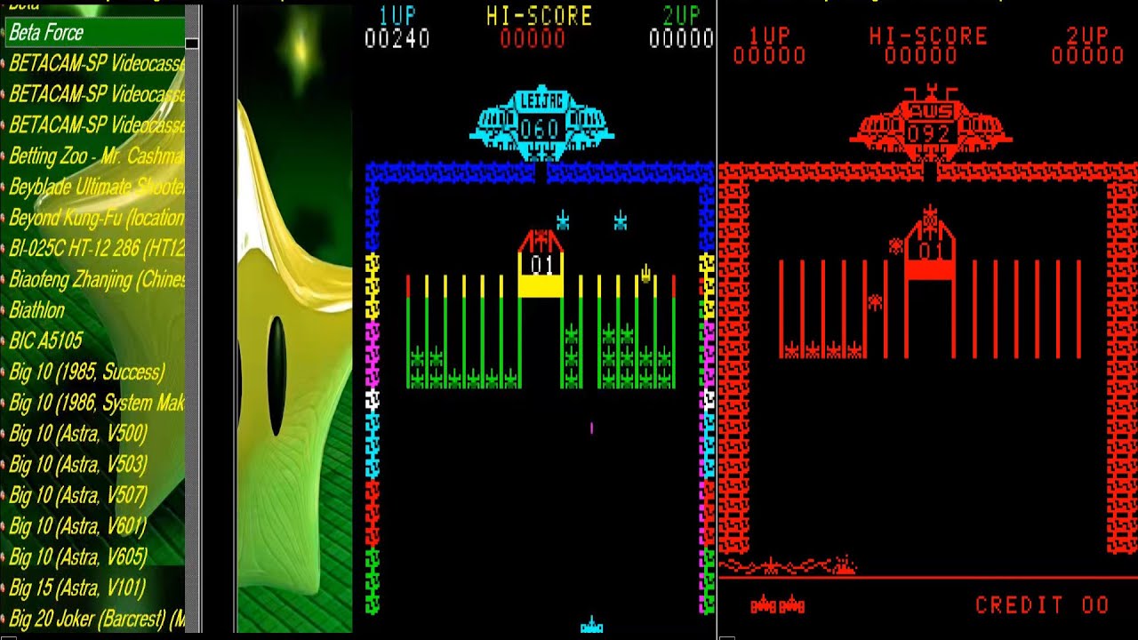 ARCADE MACHINES MAME BETA FORCE ITS BOOTLEG By Omni In 1980 & ITS HACK ...
