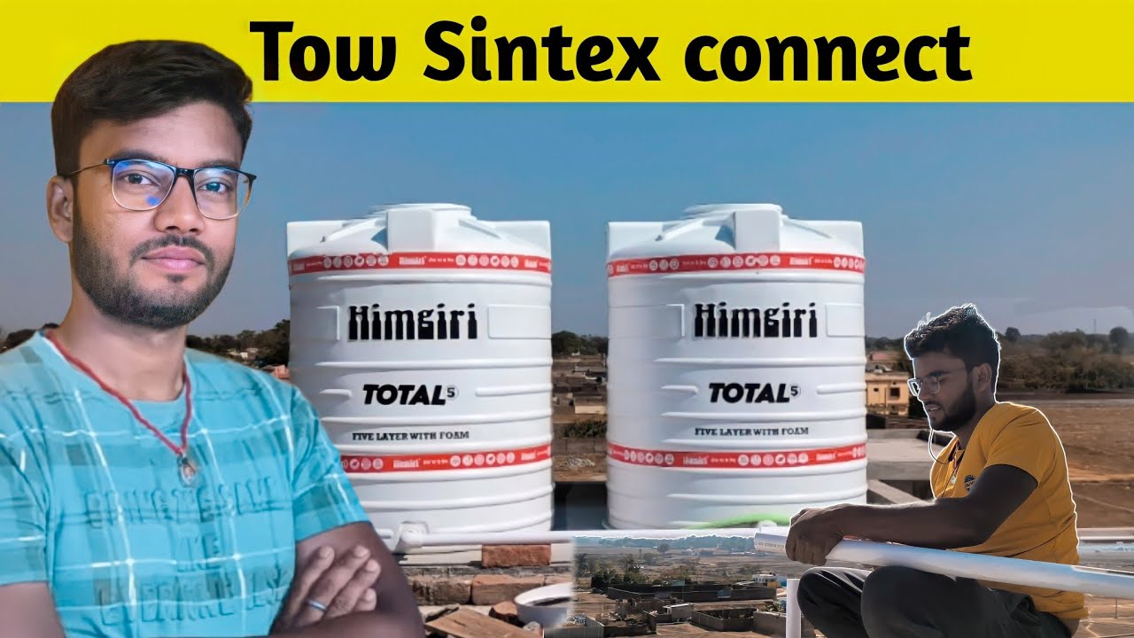 two water tank fitting || how to connect 2 water tanks | easy fit | # ...