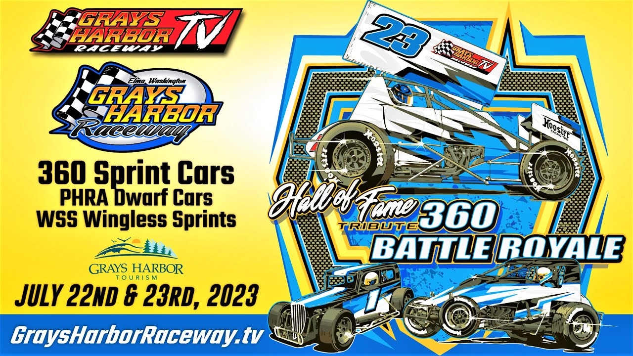 2023 Elma Hall of Fame Tribute 360 Battle Royale - Grays Harbor Raceway ...