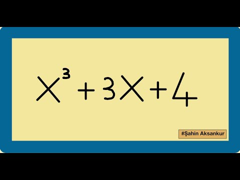 🎯 Harika Bir 3. Dereceden Denklem SorusuAmazing Cubic Equation Problem