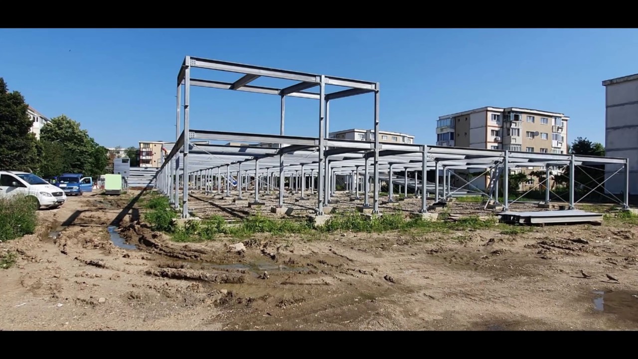 Construcție Stagiu 1 - parcare ARAD - YouTube